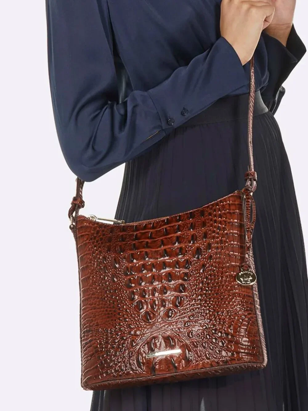 Brahmin | Bags | Nwt Brahmin Katie Black Melbourne Leather Crossbody ...